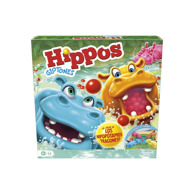 HASBRO Hippos Glotones Hipopotamos Original - Juego Mesa - Español ...