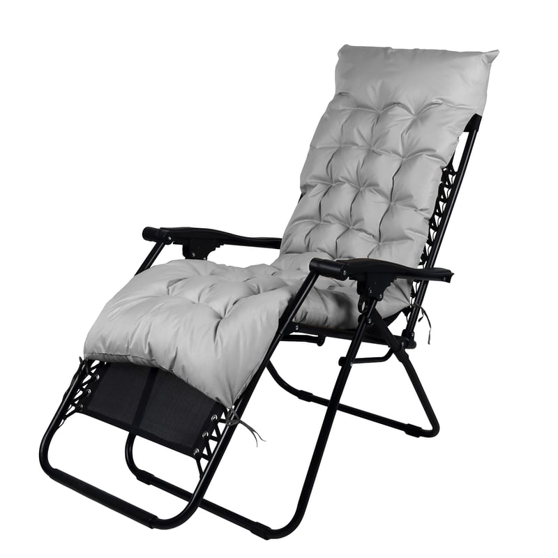 NOVAHUS Reposera Plegable con Acolchado Gris | falabella.com