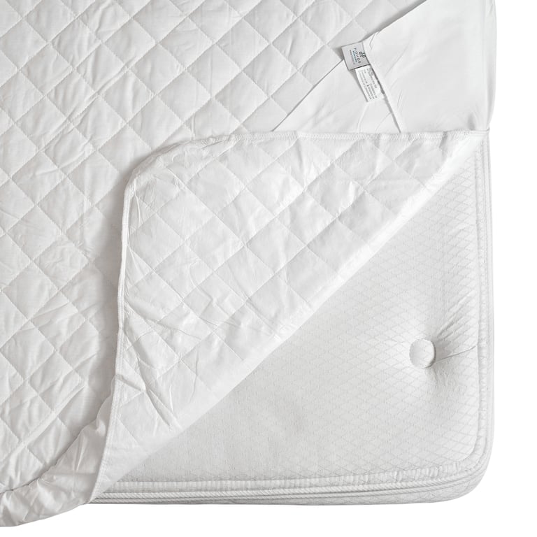 HOHOS CASA Protector de colchón King acolchado e impermeable con fuelle ...