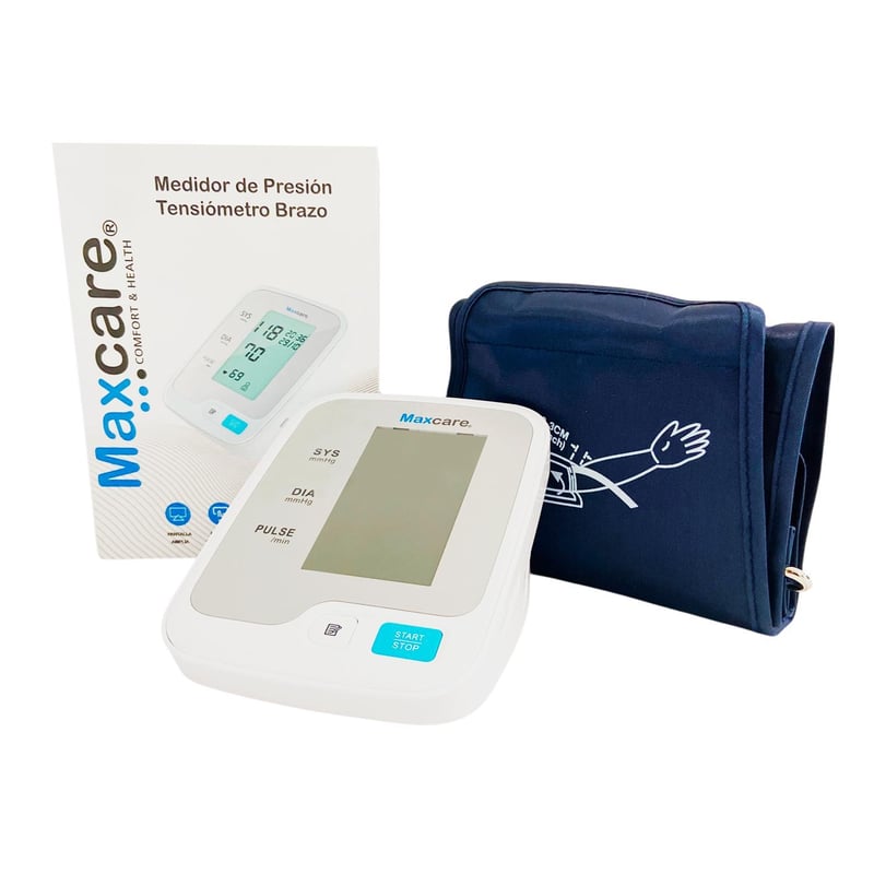 MAXCARE Medidor De Presión Tensiómetro Brazo Maxcare MAXCARE ...