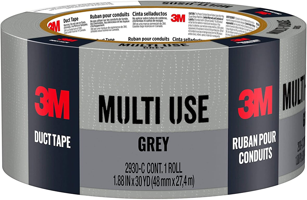 GENERICO 3m Cinta Multiuso Americana Gris Duct Tape 27mt X 48mm ...