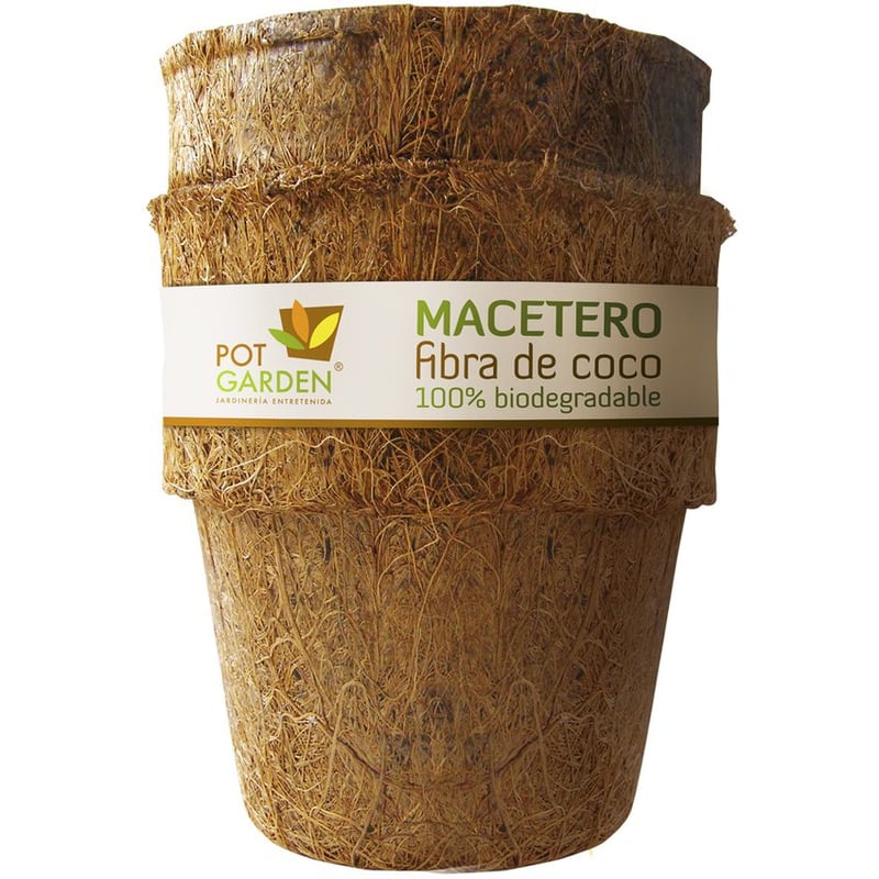 POT GARDEN Macetero biodegradable fibra de coco Potgarden ® pack 3 ud ...