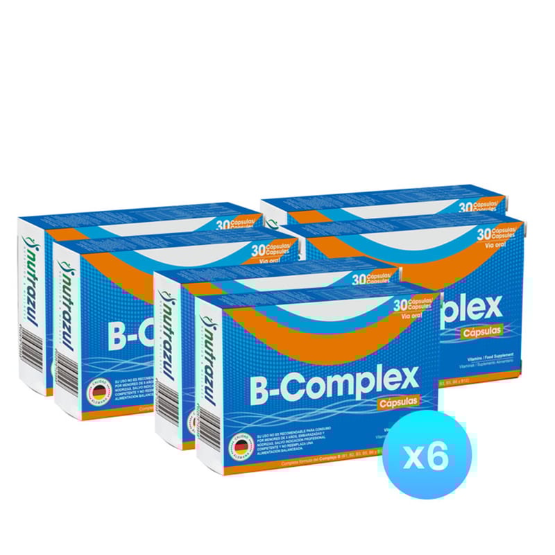 NUTRAZUL Complejo B- Pack 6 un. | falabella.com