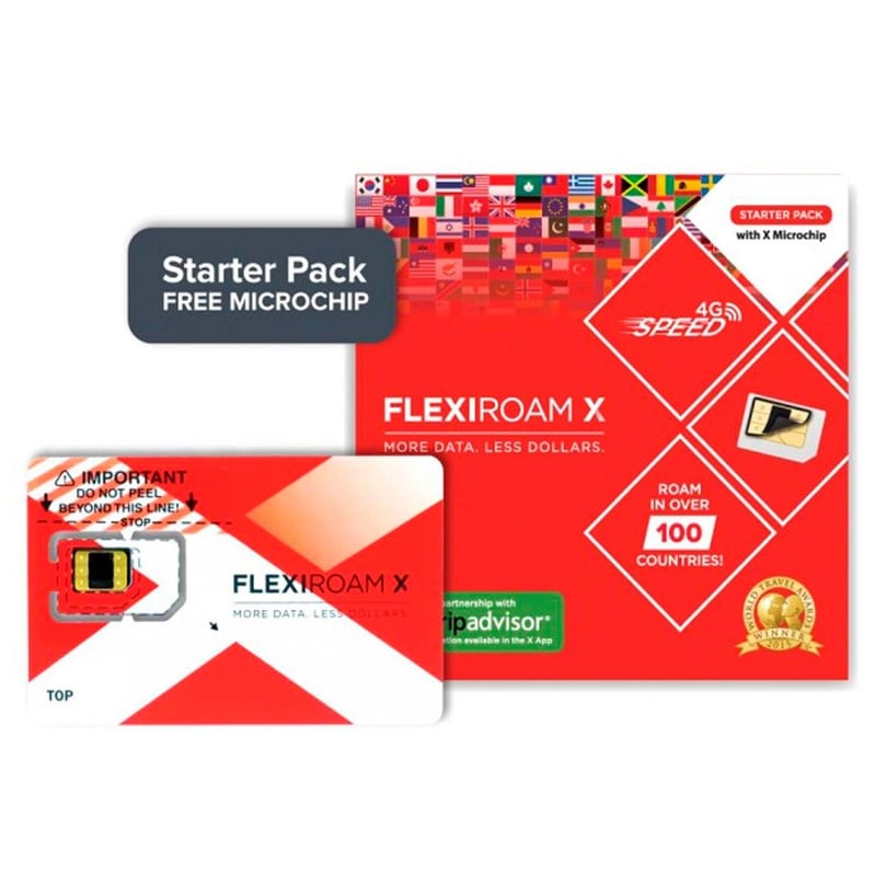 GENERICO Flexiroam X: Sim internacional sin costo de roaming ...