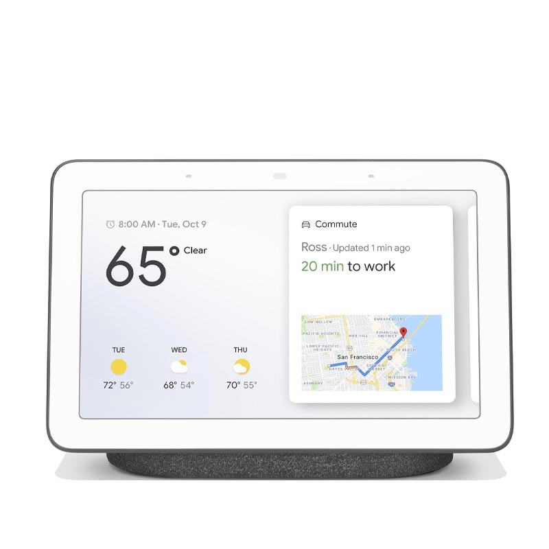 Asistente Google Home Nest Hub Gris Con Pantalla Y Parlante | Sodimac Chile