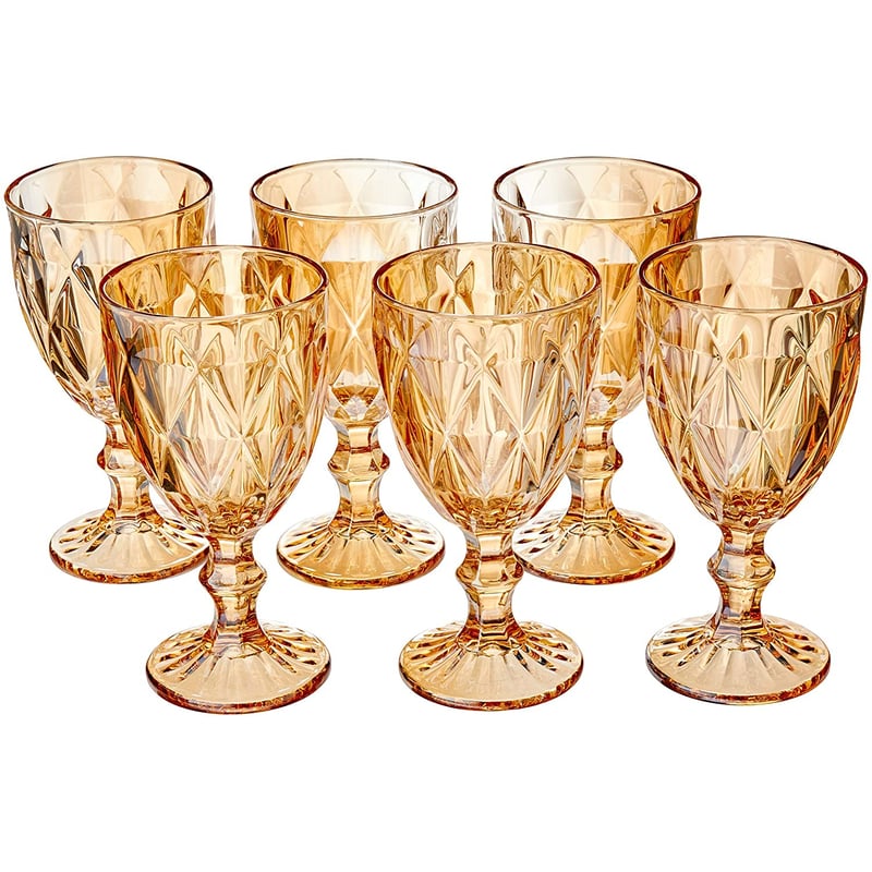 MI DECO HOME CADA DETALLE IMPORTA SET 6 COPAS DE COLORES DORADO ...