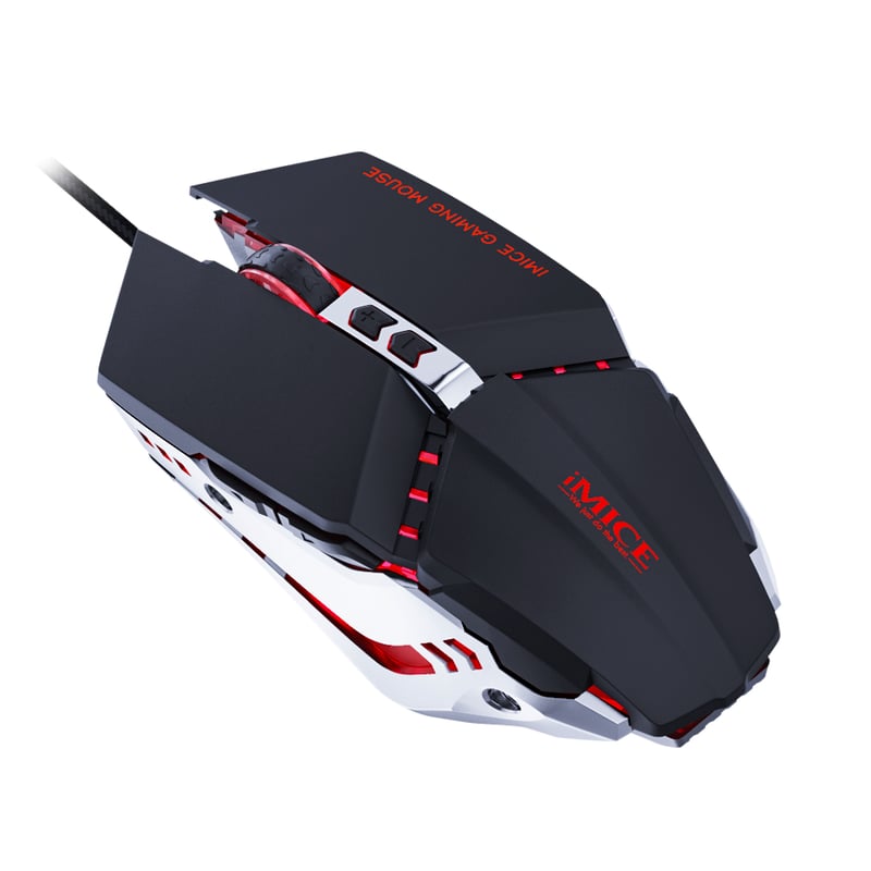 IMICE Mouse Gamer RGB iMice T80 3200 DPI Iluminado Maus Gamer ...