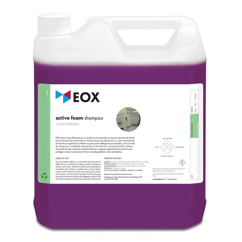 GENERICO Shampoo Automotriz Espuma Alta Densidad Eox Active Foam 5 L | falabella.com