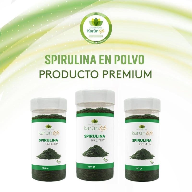 KARUNLIFE Spirulina Polvo Pack Premium- 3 Frascos | falabella.com