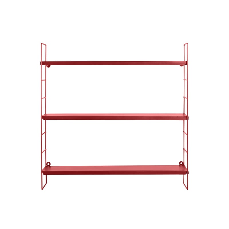 URBAN PRODUCTS ESTANTE METALICO 3 NIVELES ROJO 58X16X58CM URBAN ...