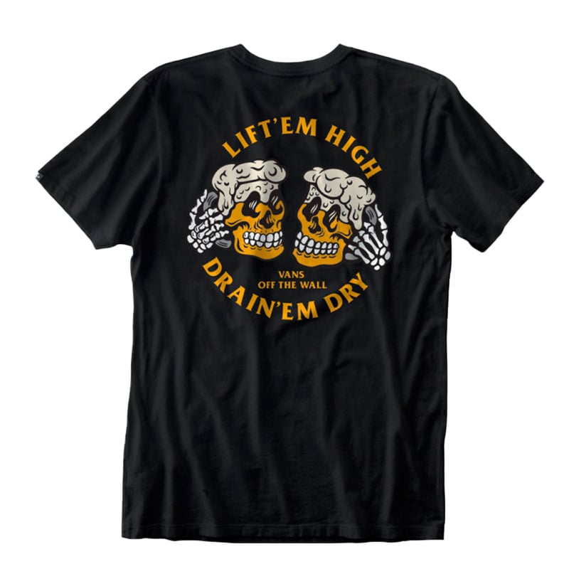 VANS Polera M/C Hombre DRAIN EM DRY SS Negra VANS | falabella.com