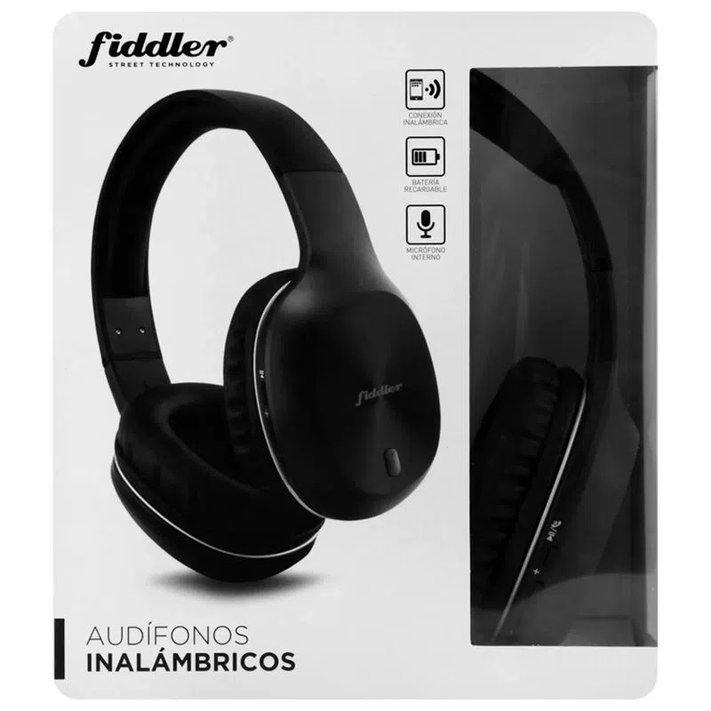 FIDDLER AUDIFONOS BLUETOOTH FIDDLER FD-B68 NEGRO | falabella.com