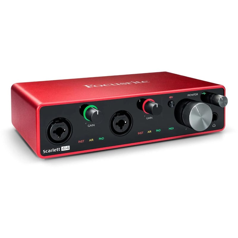 FOCUSRITE Interfaz Focusrite Scarlett 4i4 3rd. Gen | falabella.com