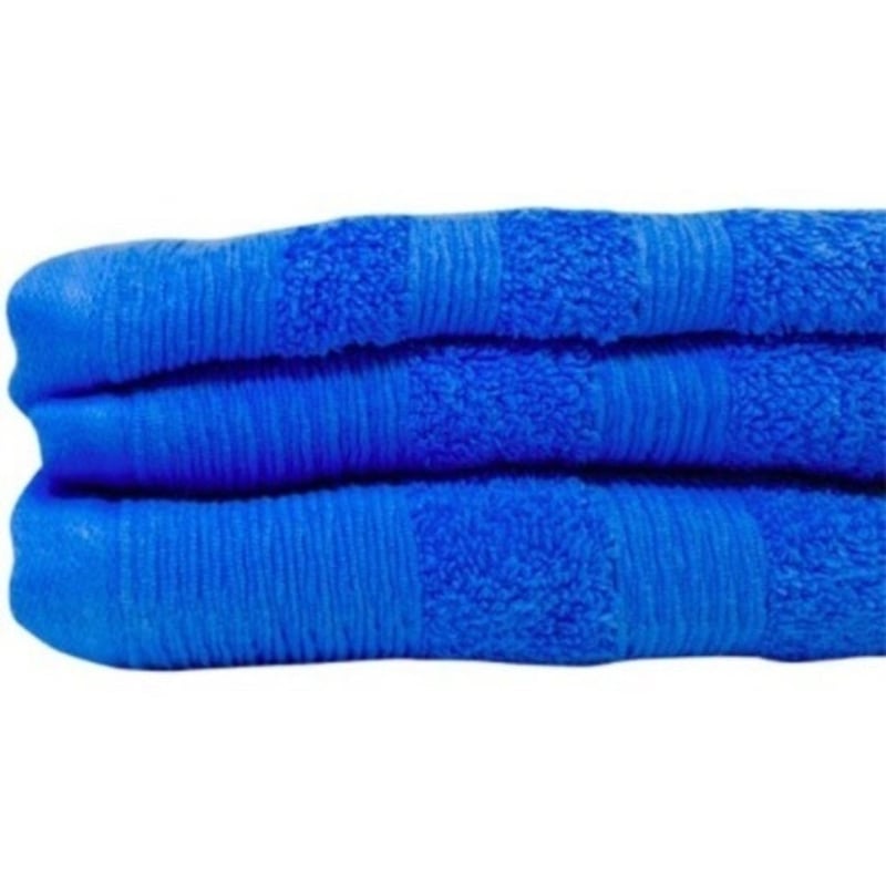 Juego De Toallas Azul Rey 450 Grs/m2 (baño Y Mano) | Sodimac Chile