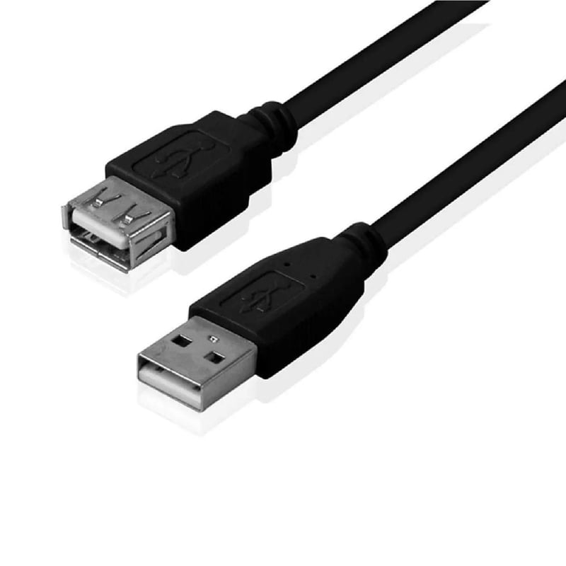 XTECH Cable Extensión USB Macho A Hembra 1.8 Metros 2.0 Xtech - Negro | falabella.com