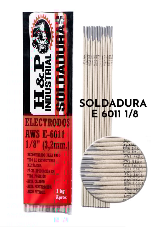 Electrodo Soldadura 6011 1/8" Bolsa 1 Kilo H&P | Sodimac - Falabella