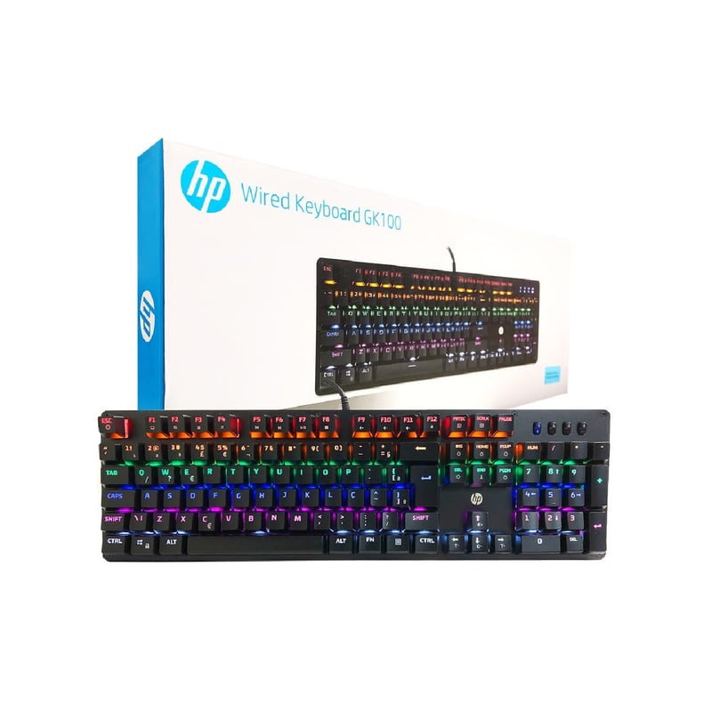 HP Teclado Mecanico Gamer Rgb Hp Gk100 Español HP | falabella.com