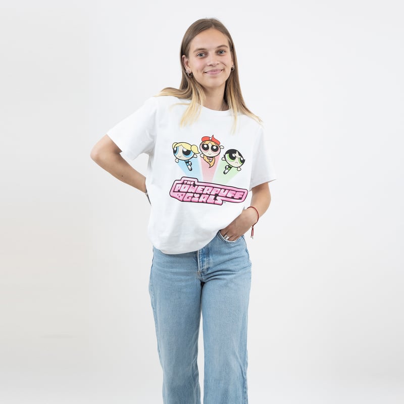 CARTOON NETWORK Polera Mujer Up Blanco Las Chicas Superpoderosas ...