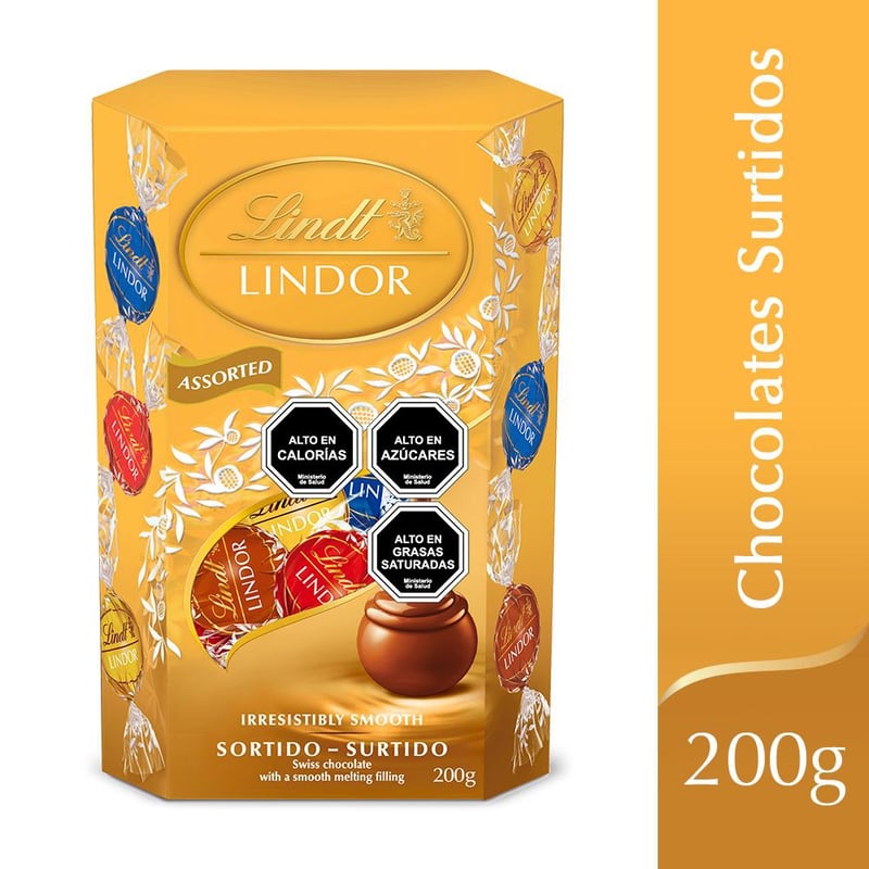 LINDT Chocolate Bombon Lindor Surtido 200G LINDT | falabella.com