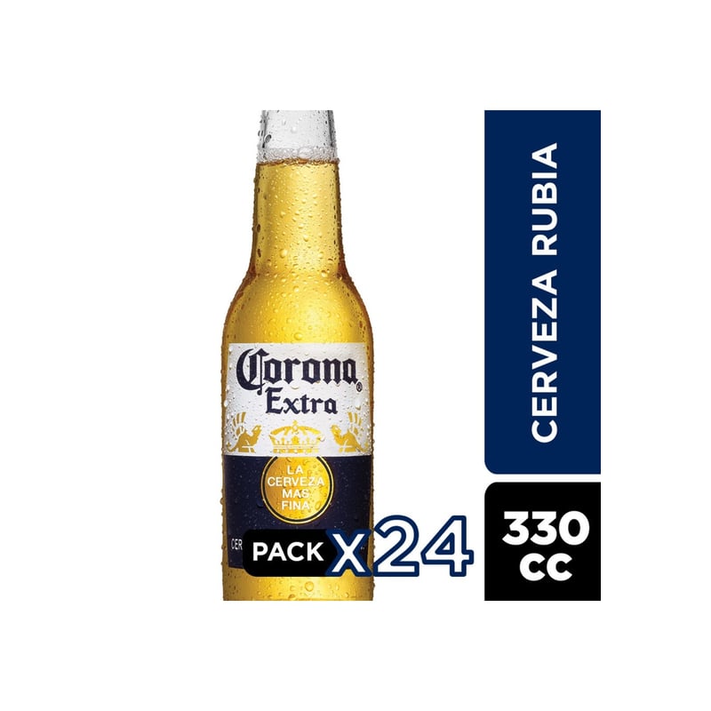 CORONA Cerveza Corona Botellín 24 Unidades 330cc CORONA | falabella.com
