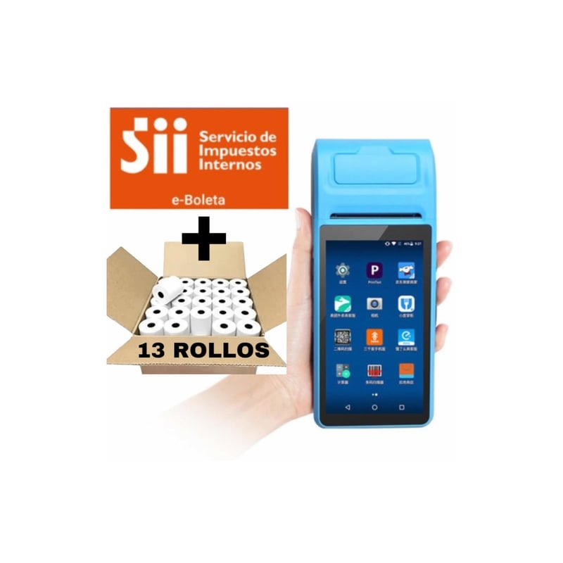 GENERICO Maquina boleta electrónica sii impresora boletarollo gratis ...