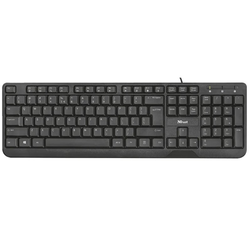 TRUST Teclado Con Cable Usb Multimedia Keyboard Trust | falabella.com