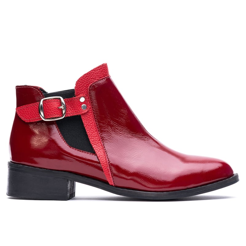 BARRIENTOS Botín Cuero Tortel Rojo Barrientos | falabella.com