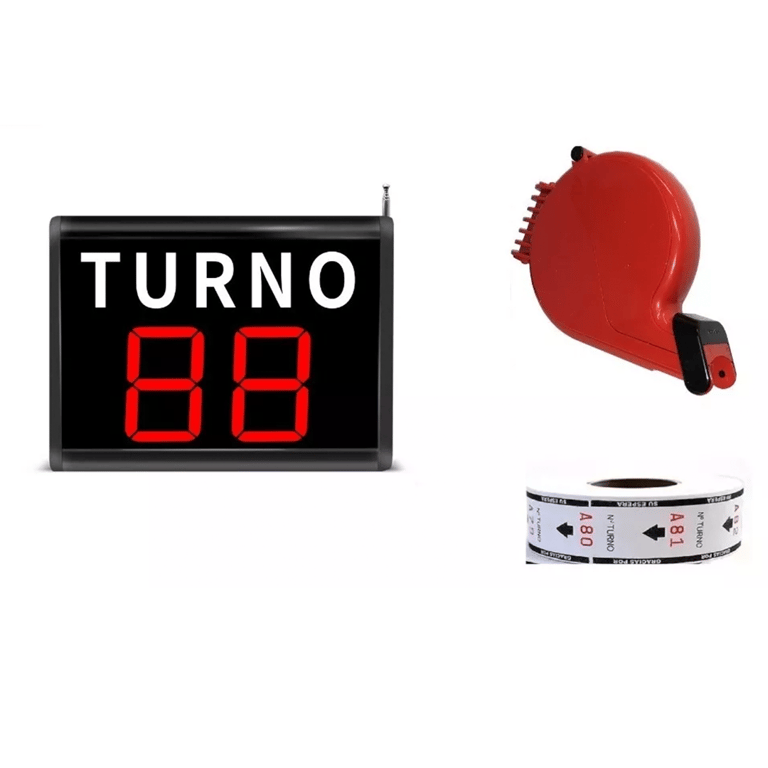 SKYTECH Kit Turnomatic Inalambrico Dispensador De Nuemros1 Rollo ...