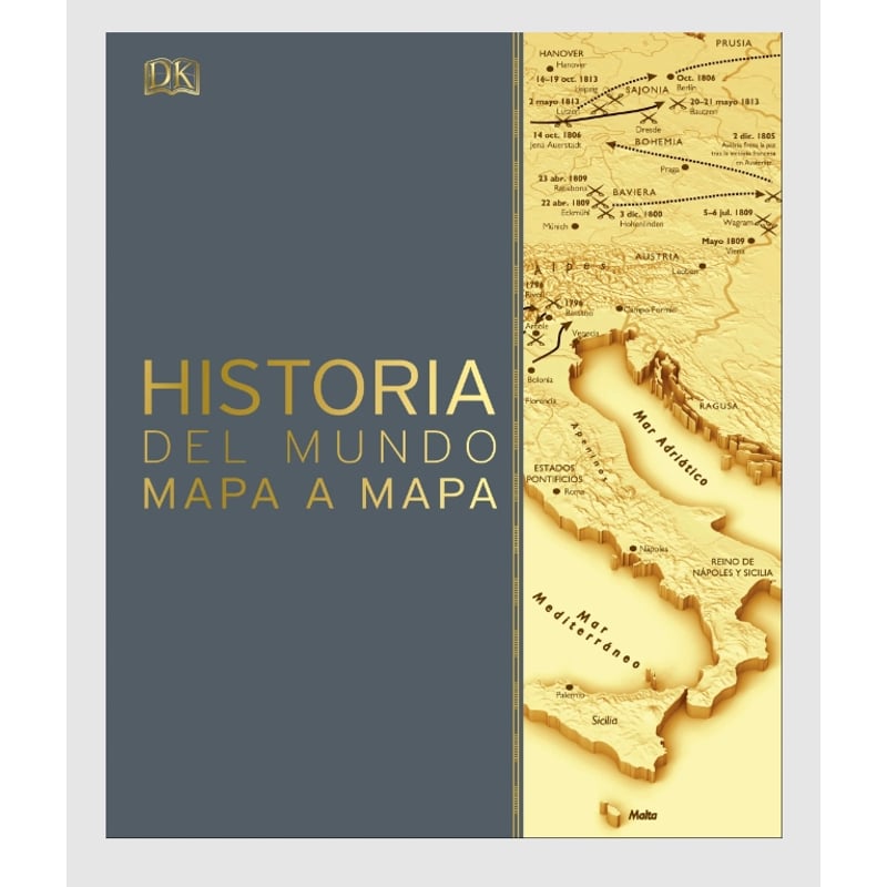 EDITORIAL DK Dk Enciclopedia Historia Del Mundo Mapa A Mapa | falabella.com