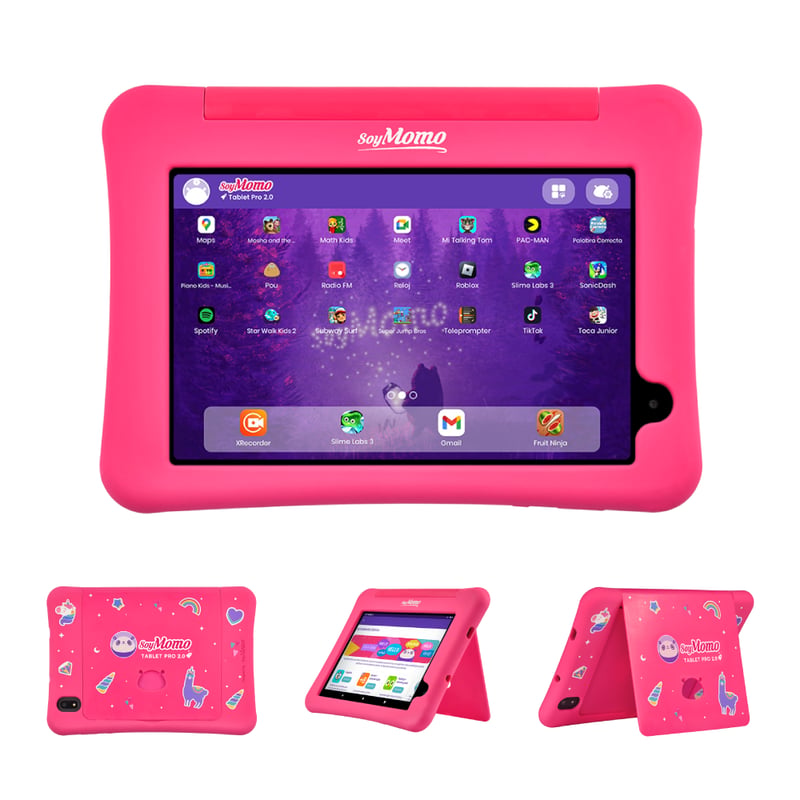 Tablet para niños y niñas SoyMomo PRO 2.0 Rosado SOYMOMO | Linio Chile