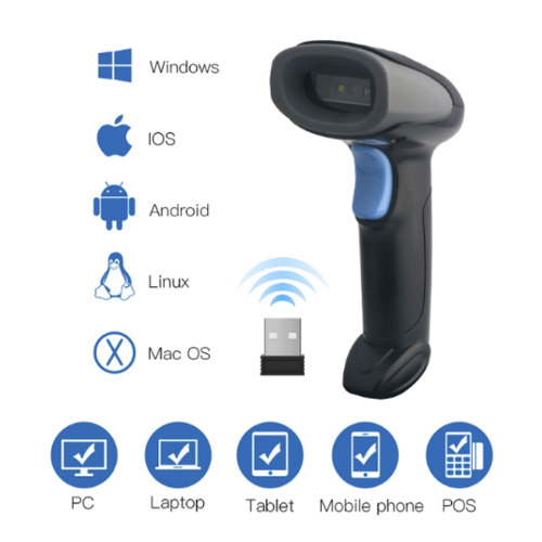 GENERICO Lector de código de barras y QR inalámbrico 2D | falabella.com