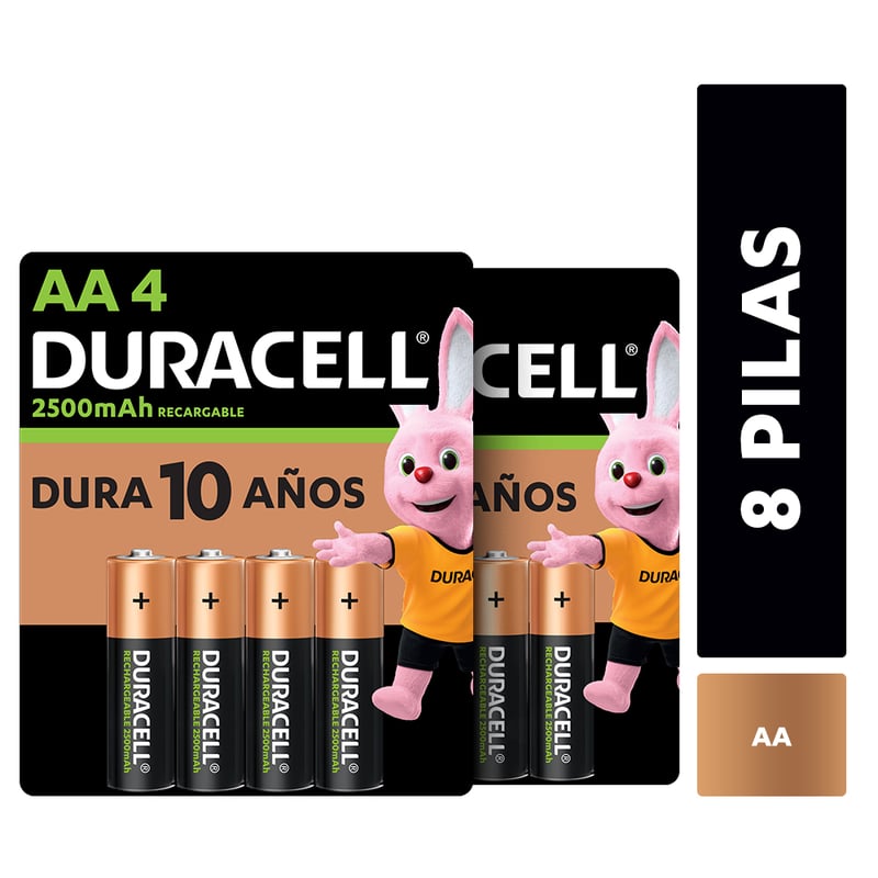 DURACELL Pack 8 Pilas Recargables Duracell Aa / Superstore | falabella.com