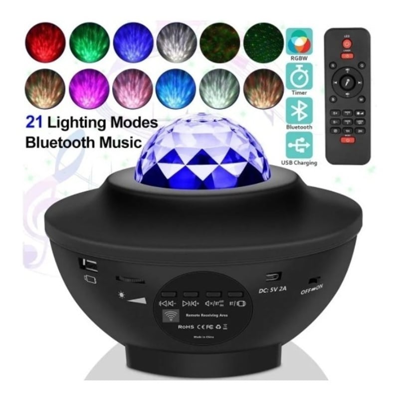 Proyector De Galaxia Estrellas Led Y Sonido Bluetooth GENERICO | Linio Chile