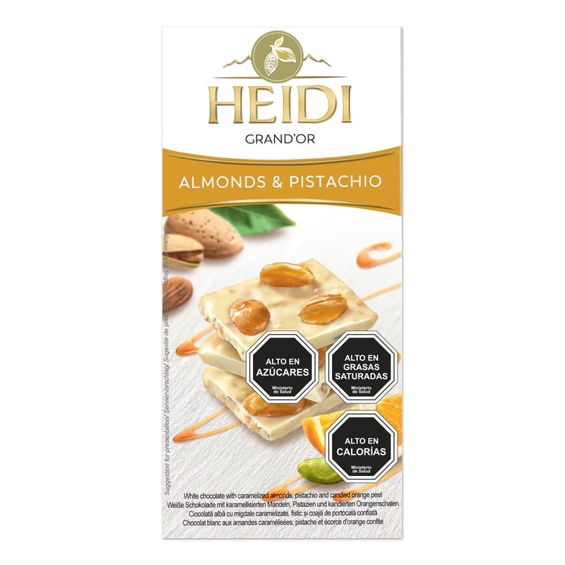 HEIDI Chocolate Heidi Grandor Almendra & Pistacho 100gr | falabella.com