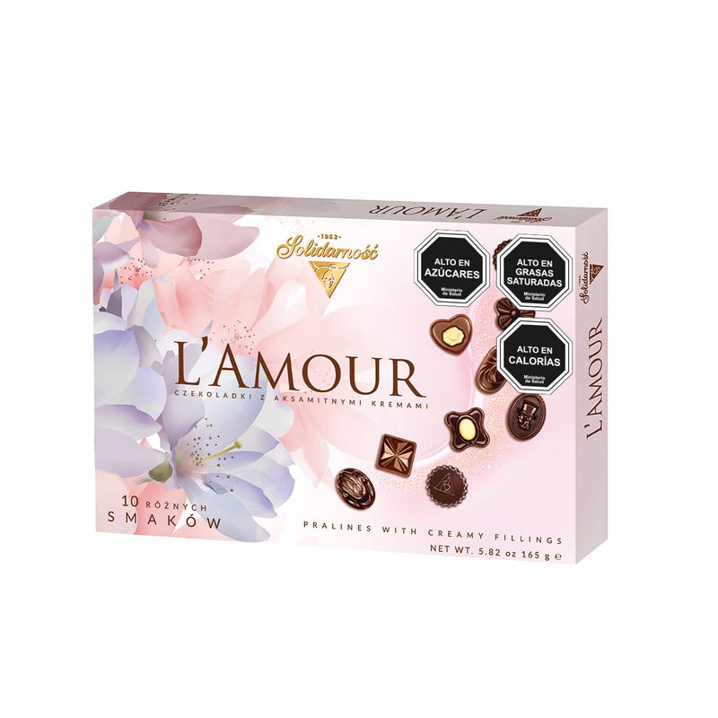 SOLIDARNOSC Estuche Bombones Chocolate Lamour Solidarnosc 165g ...