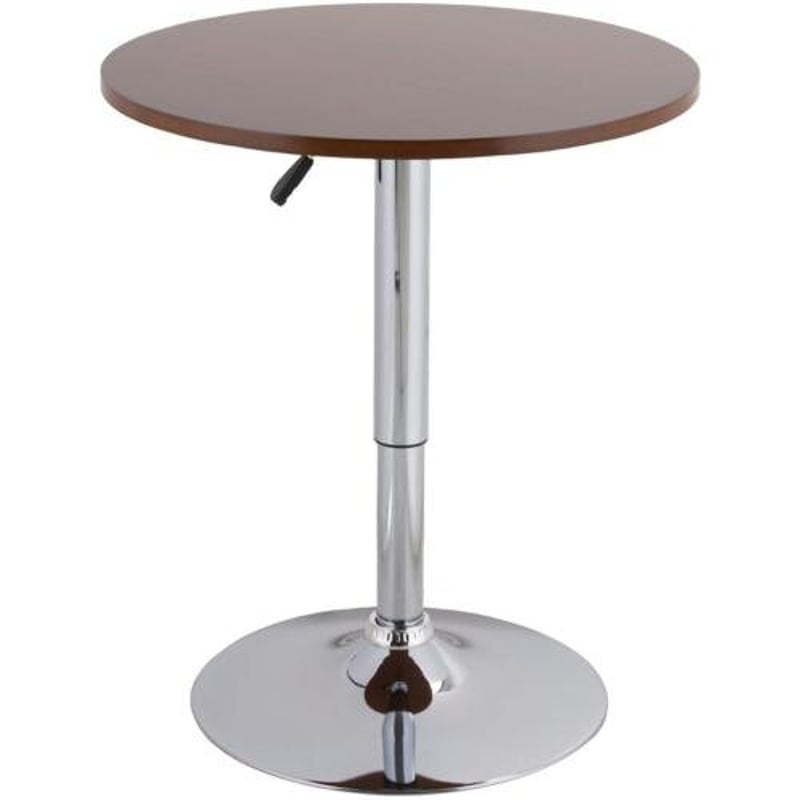 Mesa de Bar Regulable 60 CM mdf Color Café Caoba | Sodimac Chile