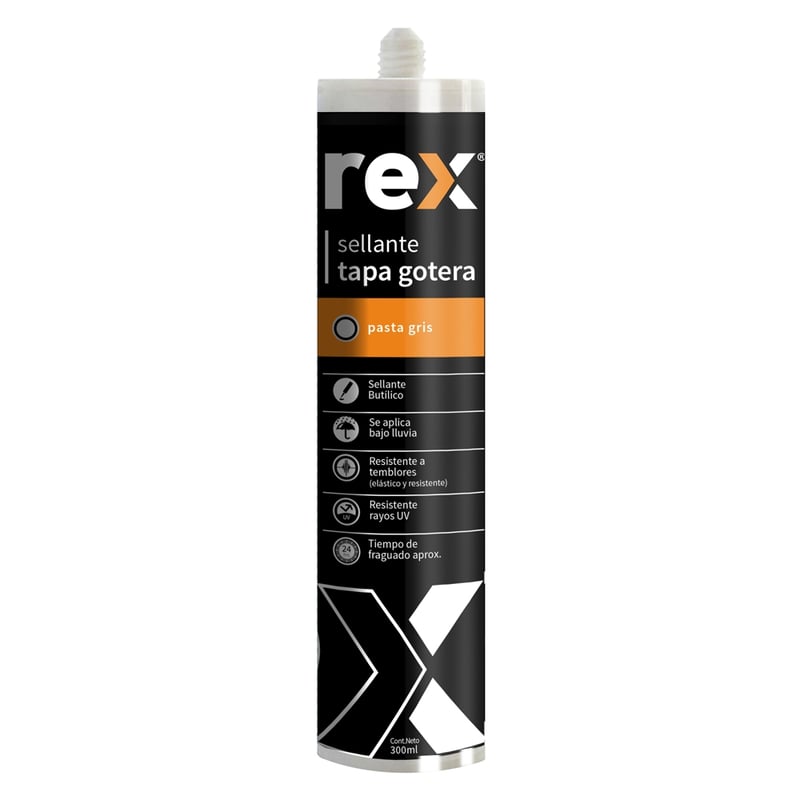 GENERICO Tapagoteras Rex butílico Cartucho 300ml | falabella.com