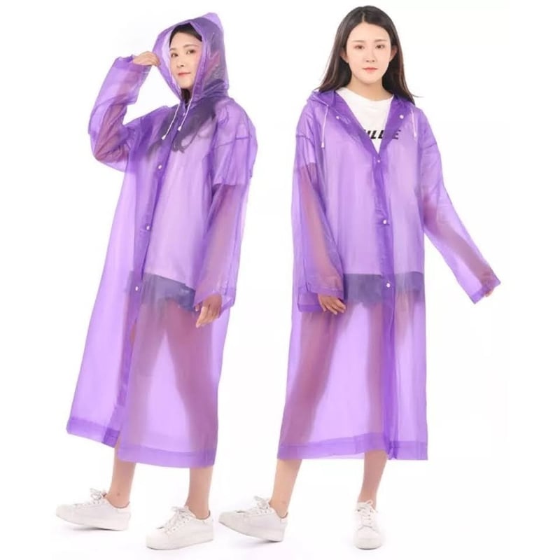 GENERICO Capa Poncho Impermeable Lluvia Viento Estandar Adulto Gorro ...