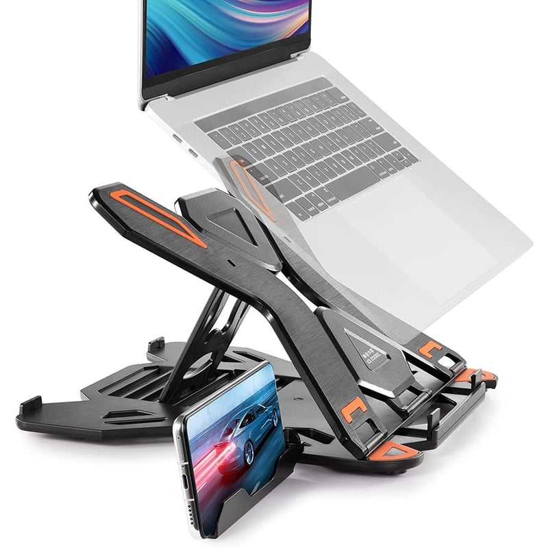 LINKON Soporte Base Notebook Y Celular Ajustable Hasta 17 Pulgadas ...