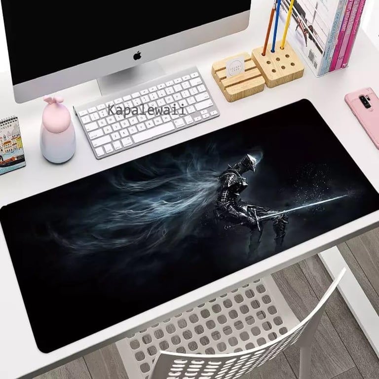 DEFF Mouse Pad Gamer 90x40 Xl Mousepad Caballero Templario Fondo Negro ...