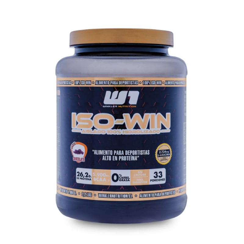 WINKLER NUTRITION Proteína hidrolizada Iso Win sabor vainilla 1 kg ...