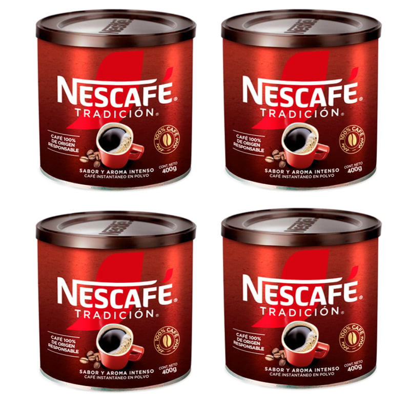 NESCAFE Cafe Nescafe Tradicion 400g X4 | falabella.com