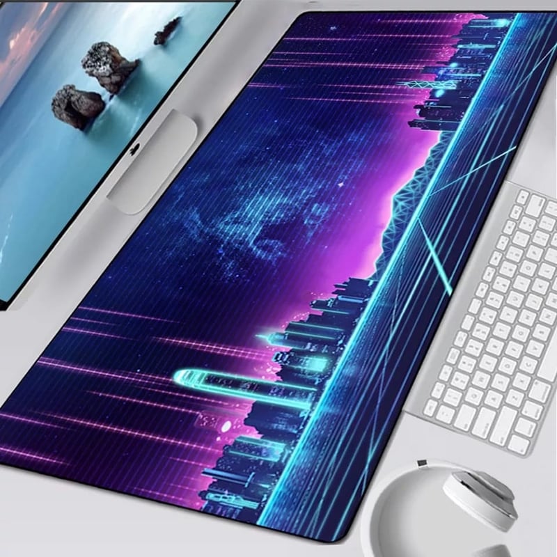 DEFF Mouse Pad Gamer 90x40 Xl Mousepad Tron Morado | falabella.com