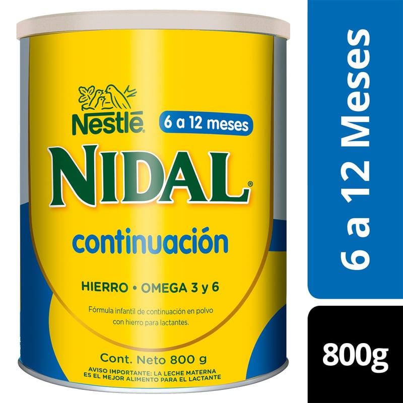 NAN Leche Nidal 2 Continuación 800g Tarro Fórmula Infantil | falabella.com