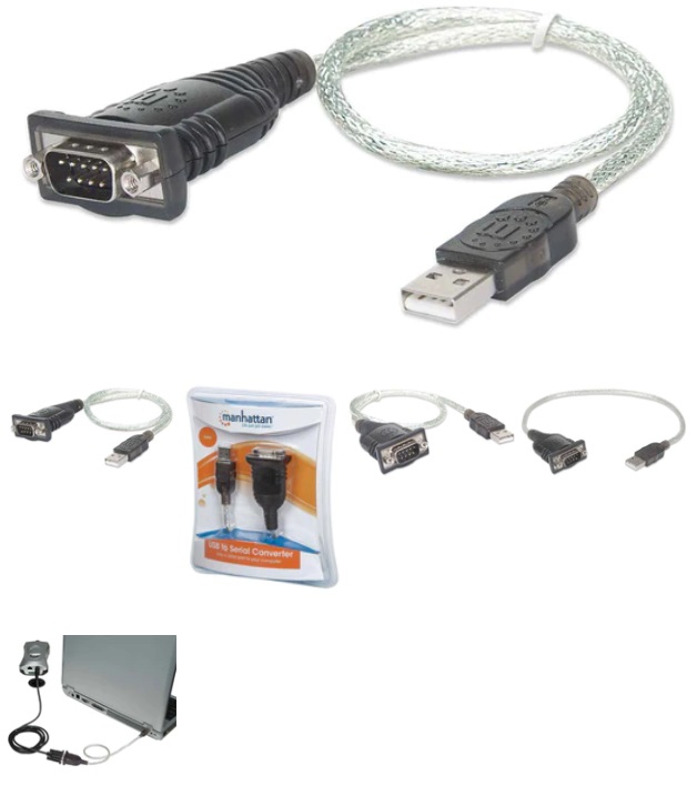 MANHATTAN Convertidor de USB a Puerto Serial 205146 | falabella.com