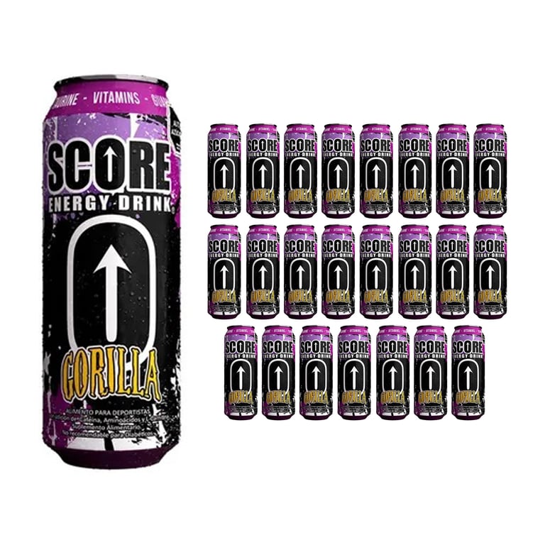 SCORE Bebida Energética Score Gorilla 500ml 24 Latas | falabella.com