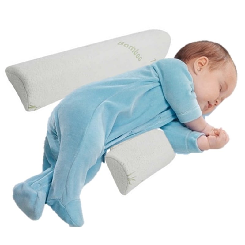 GENERICO ALMOHADA BEBÉ SEGURIDAD ANTIGIRO TELA BAMBOO | falabella.com