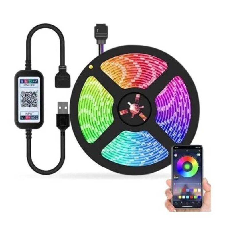 OEM Tira De Luces Led Rgb Bluetooth Control App IOS y Android - 5 Metros | falabella.com