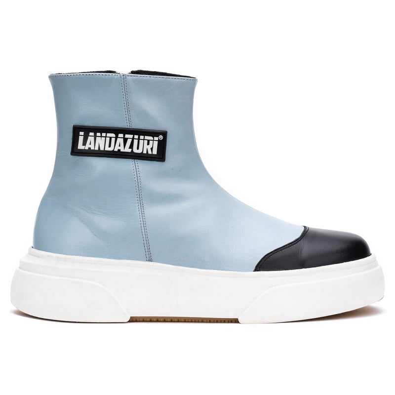 LANDAZURI Zapatilla Cuero Frigg Celeste Landazuri | falabella.com