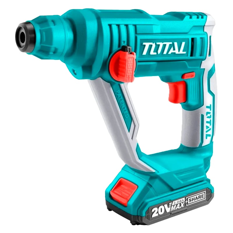 Rotomartillo Inalambrico Sds Plus 20v Bateria Cargador TOTAL TOOLS ...